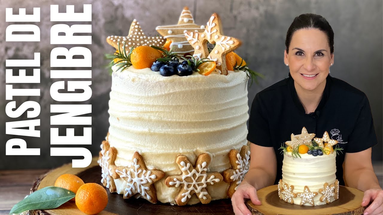 Pastel NAVIDEÑO de Jengibre | Christmas GINGERBREAD cake 【 2024 ... Pastel NAVIDEÑO de Jengibre | Christmas GINGERBREAD cake 【 2024 ...