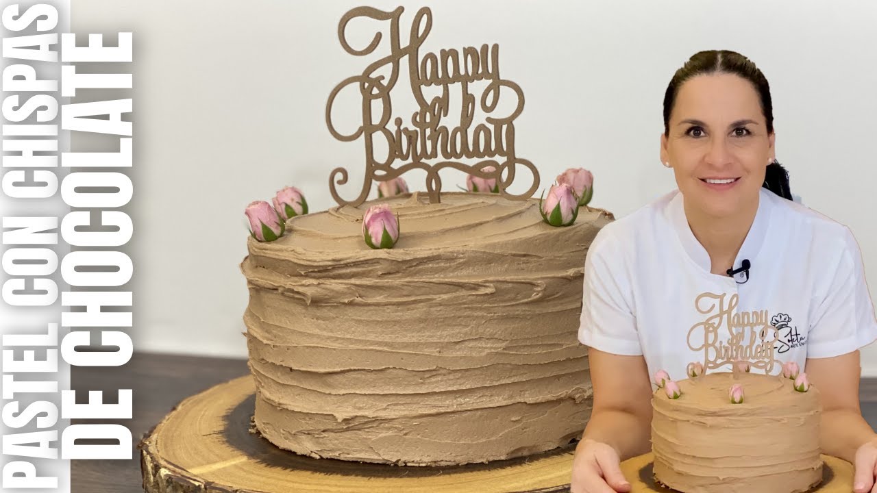 Pastel Con Chispas De Chocolate Birthday Cake 【 2025 】 Hacerlo Como
